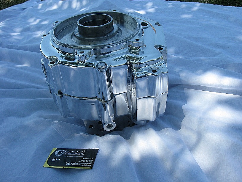 Harley Davidson Panhead Parts AFTER Custom Metal Polishing Services